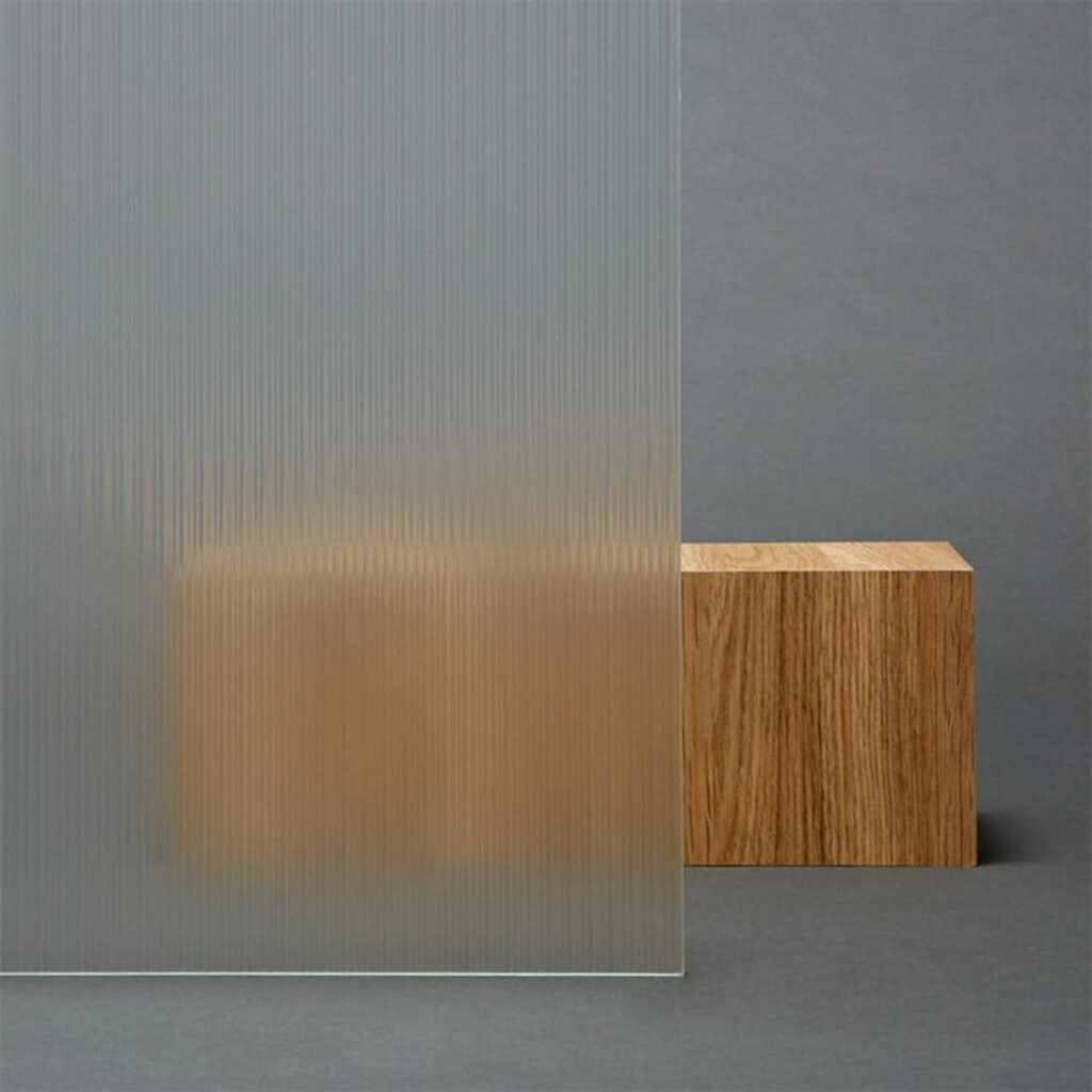 Clear Reeded Glass Film - 6mm - Footprint Creative