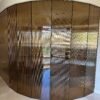13mm Reeded Glass Film (Clear Bronze) - Footprint Creative