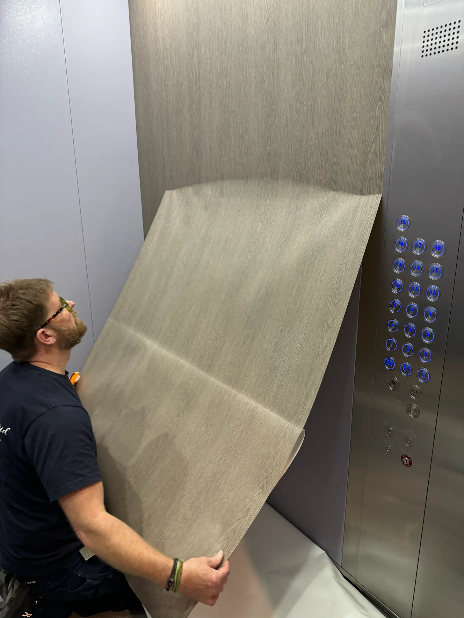 Elevators Vinyl Wrap - Footprint Creative