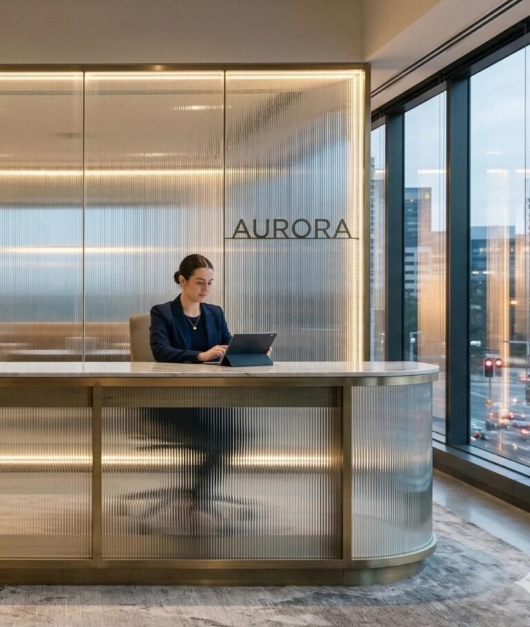 Reeded Glass Window Film | Fluted Privacy Glass for Doors & Partitions